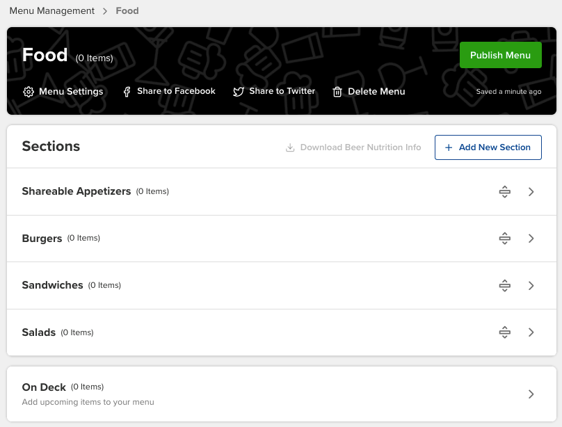 Different Ways to Build Your Menus – Untappd