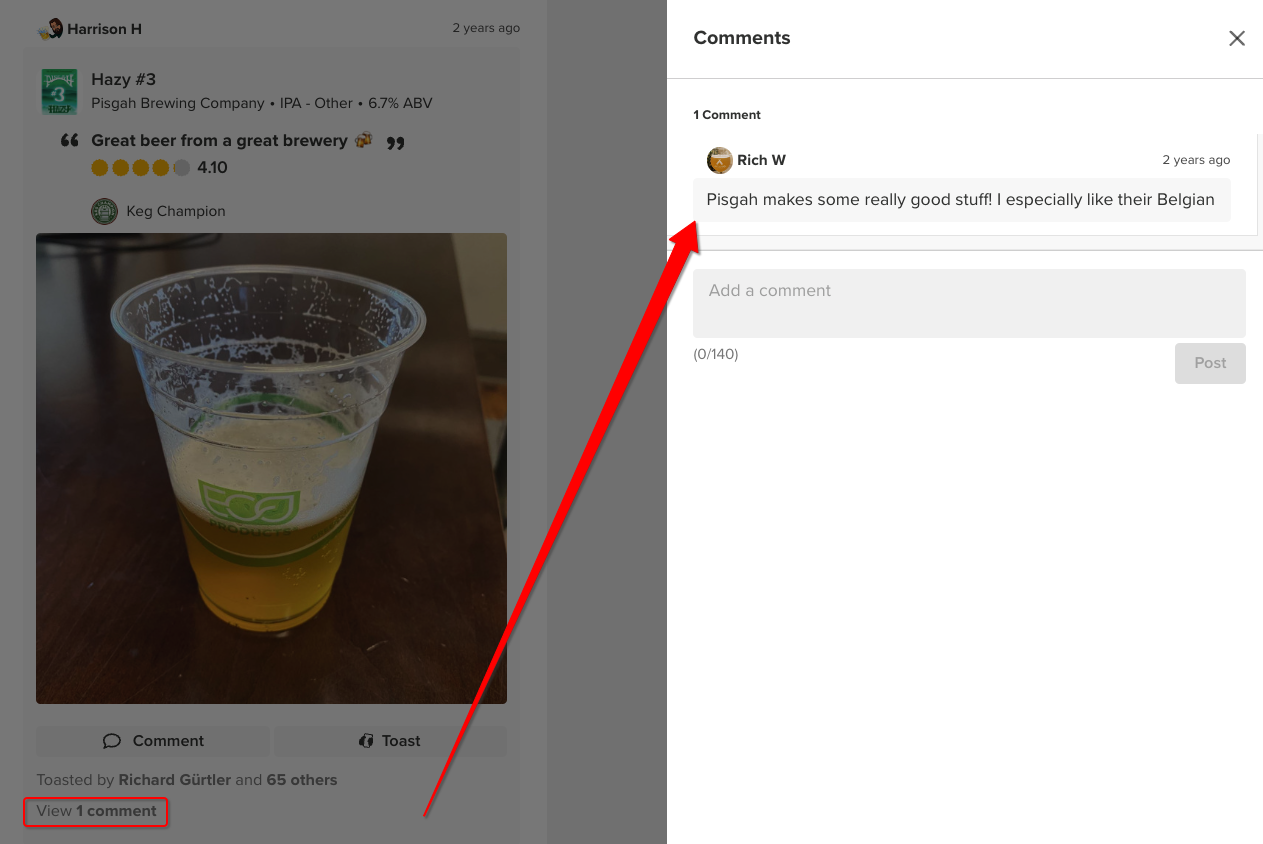 Venue Check-Ins – Untappd