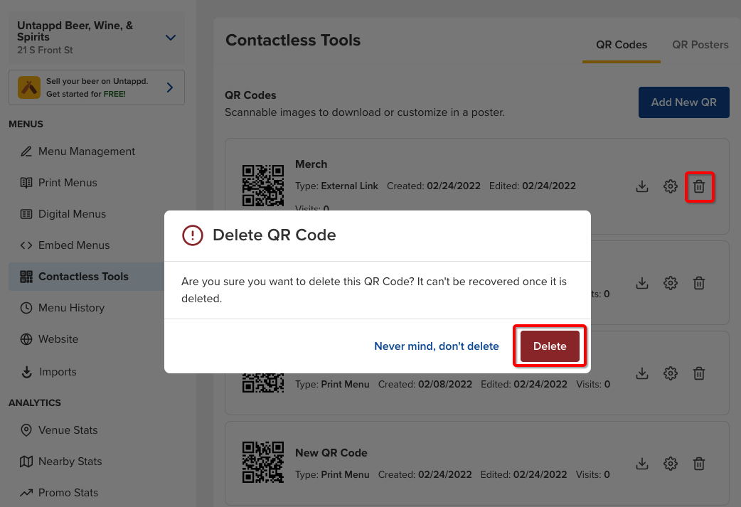 How to Create a QR Code Menu – Untappd